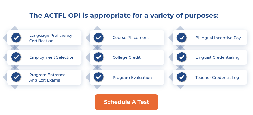 Oral Proficiency Interview (OPI) - Online Language Test